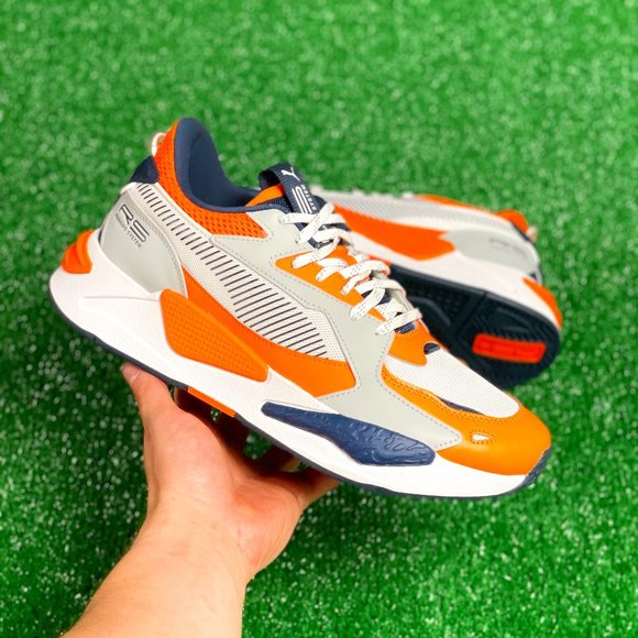 Puma | Shoes | Puma Rsz Orange Campus Low Mens Casual Shoe White Orange ...